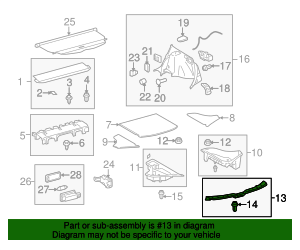 2009-2015 Toyota Venza Sill Plate 58387-0T012-B0 | OEM Parts Quick
