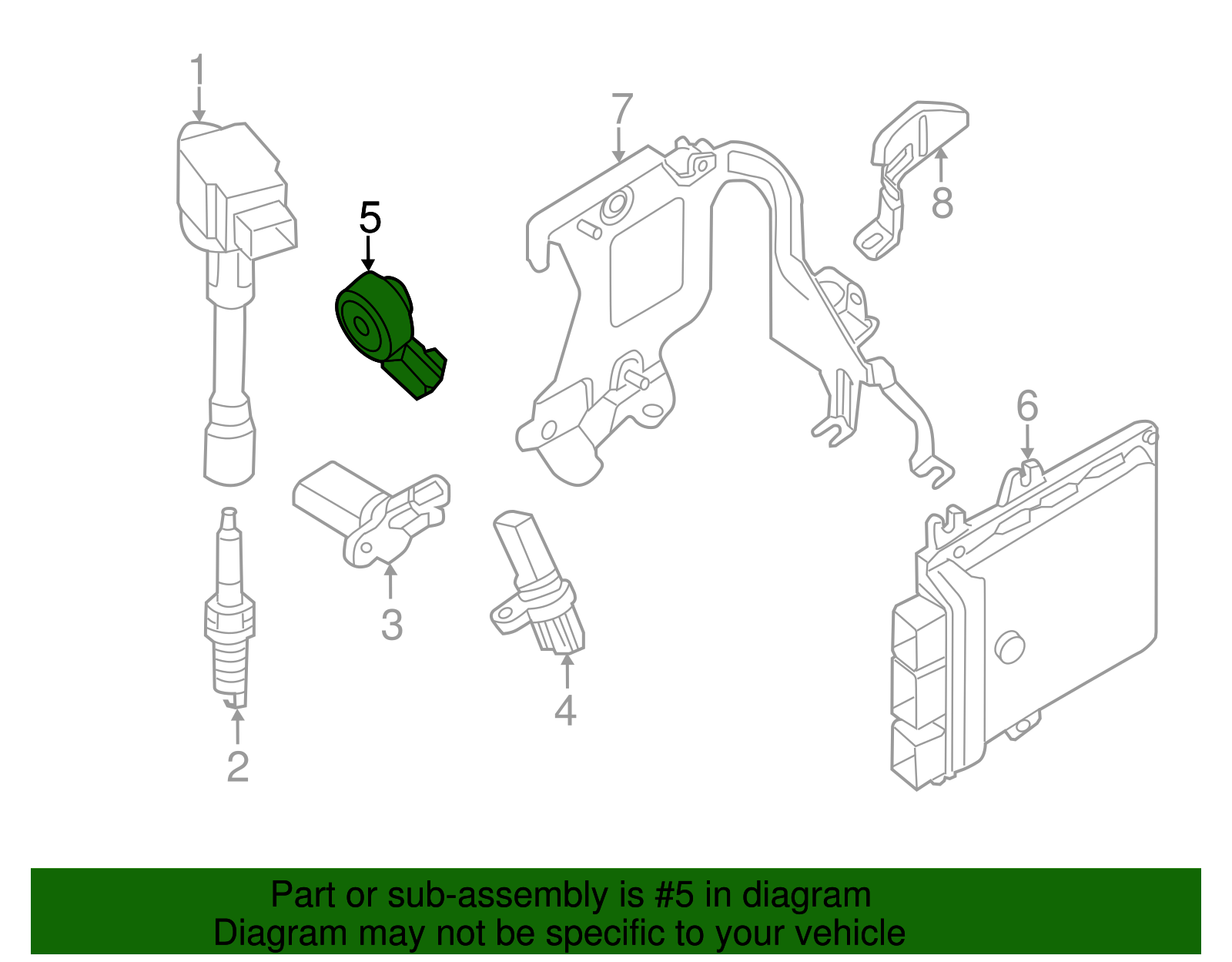 2011-2017 Infiniti Knock Sensor 22060-ZV00A | INFINITI OF WEST CHESTER