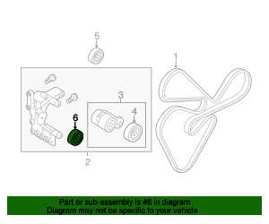 2010-2016 Hyundai Pulley 25287-25110 | OEM Parts Online
