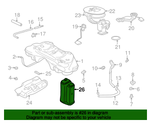 16136758757 - 1994-1999 BMW Vapor Canister (16-13-6-758-757) | BMW of ...