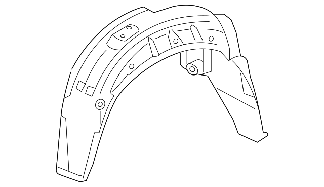 2013-2020 Lexus | Wheelhouse Liner | 65638-30141 | OEM Vehicle Parts