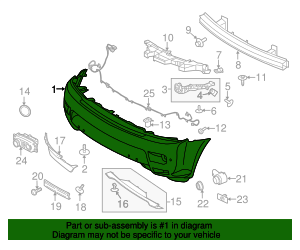 LR015075 - Bumper Cover 2010-2013 Land Rover Range Rover Sport | Land ...