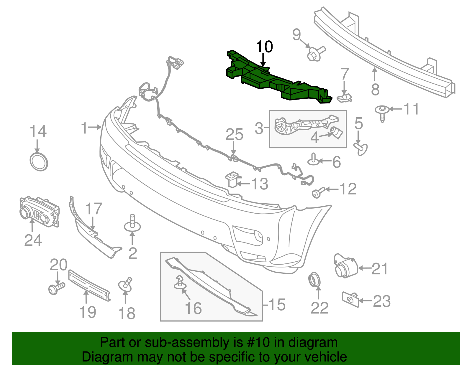 2006-2013 Land Rover Range Rover Sport Mount Bracket LR013866 | OEM ...