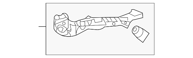 Genuine OEM Side Bracket Part# LR015104 Fits 2010-2013 Land Rover Range ...