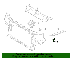 2011-2018 Audi Retaining Bracket 4H0-805-638 | OEM Parts Online