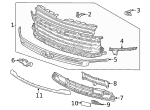 2021-2024 Chevrolet Grille 85115299 GM | GMPartsDirect.com