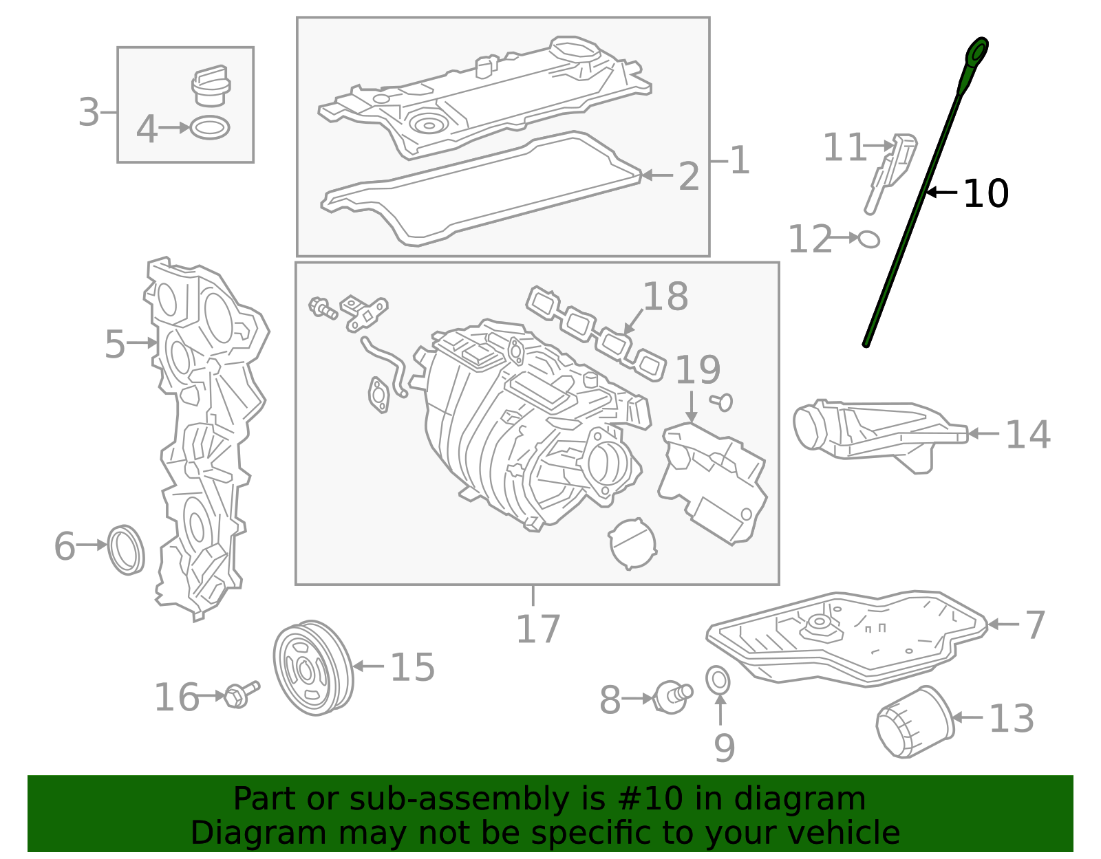 2018-2025 Toyota Engine Oil Dipstick 15301-F0010 | Toyota San Diego Parts