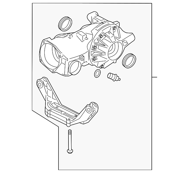 Genuine OEM Differential Assembly Part# LR031377 Fits 2008-2015 Land ...
