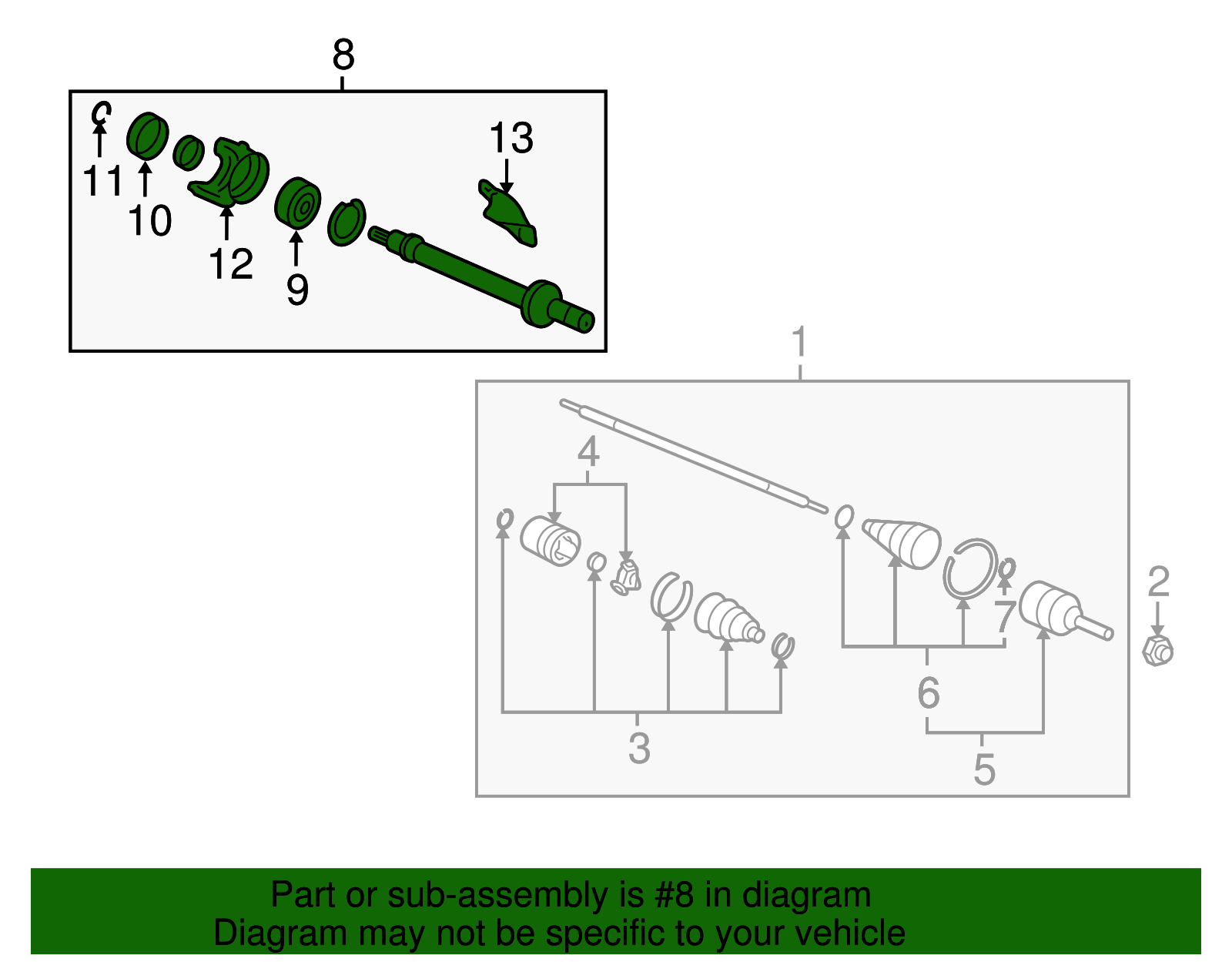 2012-2014 Honda CR-V Intermediate Shaft 44500-T0A-A00 | Retail ...
