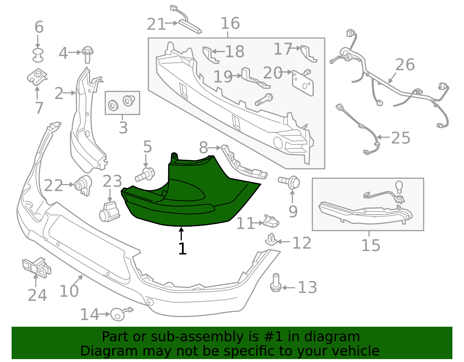 86672-3W000 - Bumper Cover 2011-2016 Kia Sportage | Kia.Parts
