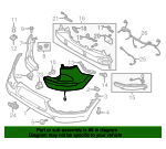 2011-2016 Kia Sportage Bumper Cover 86672-3W000 | Kia Cheap Parts