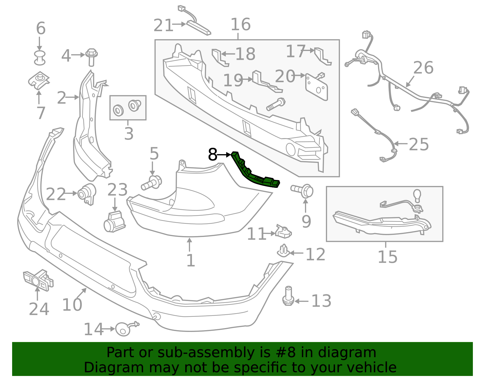 86613-3W000 - Side Retainer 2011-2016 Kia Sportage | Kia.Parts Store