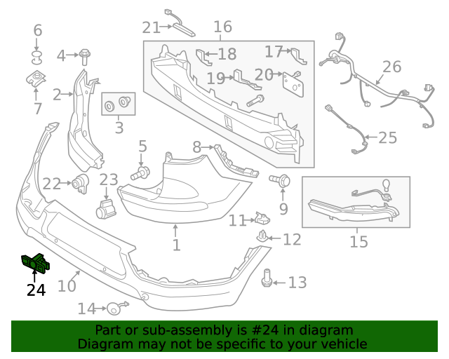 2011-2013 Kia Sportage OEM NEW 11-13 Kia Sportage Holder Back Waring ...