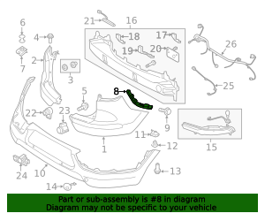 86613-3W000 - Side Retainer 2011-2016 Kia Sportage | Kia.Parts Store