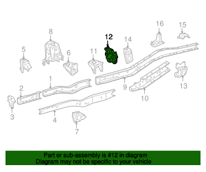 2005-2015 Toyota Tacoma Bracket 48404-04010 | Toyota Parts Center
