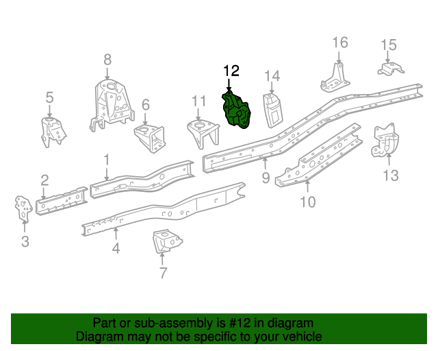 2005-2015 Toyota Tacoma Bracket 48407-04010 | OEM Parts Online