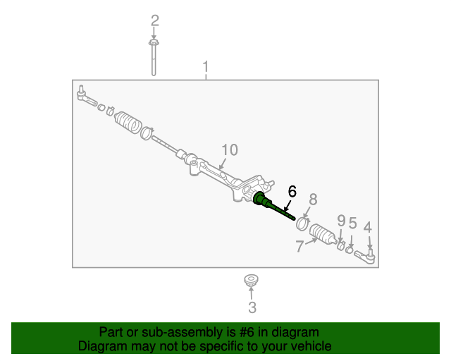 45503-35070 - Steering Tie Rod End - 2010-2022 Toyota | OEM Genuine ...