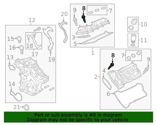 2015-2024 Ford Valve Cover Bolt HL3Z-00812-A | Blue Springs Ford Parts