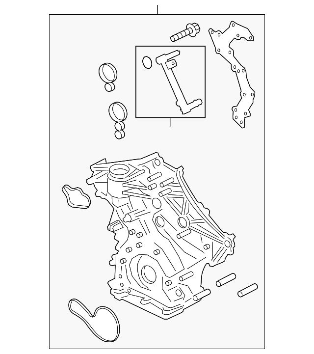 2015-2017 Ford F-150 Timing Cover fl3z6019b | TascaParts.com
