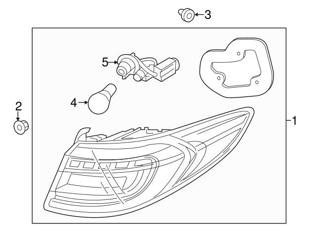 92480-C2600 - Tail Light Socket 2018-2019 Hyundai Sonata | AutoNation Parts