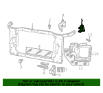 2014-2018 Jeep Cherokee Upper Bracket - Driver's Side (LH) 68227520AA ...