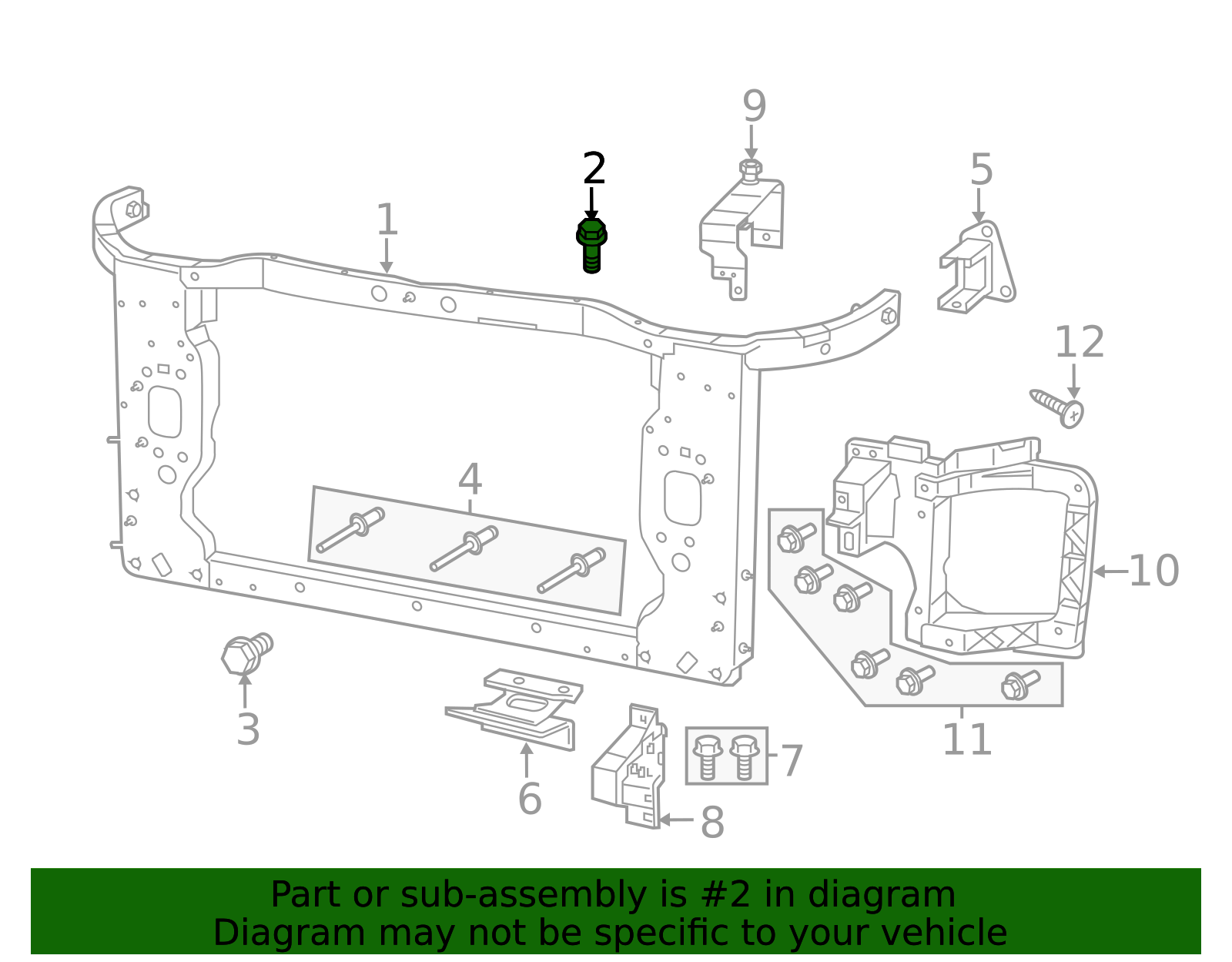 2014-2022 Jeep Bolt 06509499AA | Mopar Parts Canada