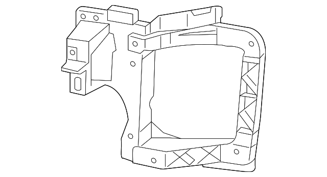 2014-2018 Jeep Cherokee Headlamp Bracket 68227484AA | AutoNationParts.com