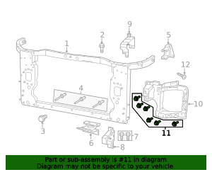 2013-2018 Jeep Headlamp Bracket Bolt 6104374AA | TascaParts.com