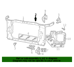 2014-2020 Jeep Radiator Support Panel Screw 6509499AA | TascaParts.com