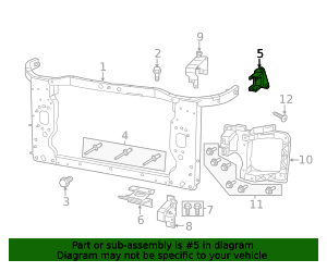 2014-2018 Jeep Cherokee Upper Bracket - Driver's Side (LH) 68227520AA ...