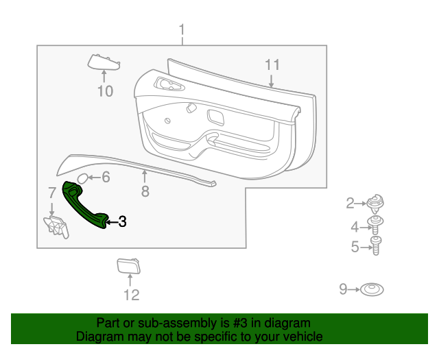 51418398735 - 1996-2002 BMW Z3 Handle (51-41-8-398-735) | BMW of South ...