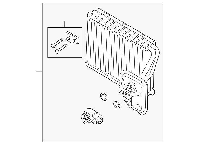 64119496918 - 2019-2020 BMW X7 Evaporator Core (64-11-9-496-918) | BMW ...