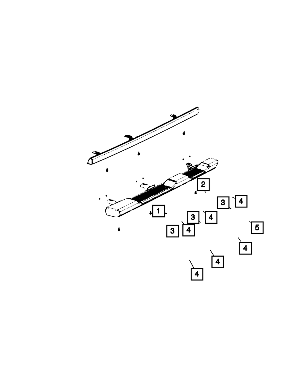 2018-2025 Jeep Wrangler Side Sill - Driver's Side (LH) 68292911AE ...