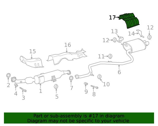 58327-02230 - Floor Pan Heat Shield 2020-2024 Toyota Corolla ...