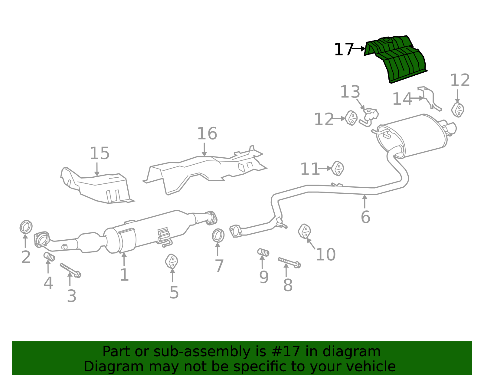 2020-2024 Toyota Corolla Heat Shield 58327-02230 | Lithia Toyota Parts