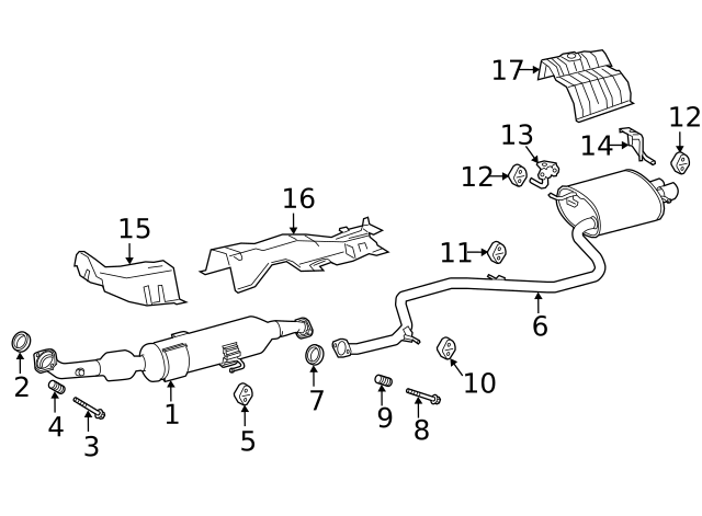 2020-2022 Toyota Corolla Heat Shield 58153-02320 | Toyota Parts Center