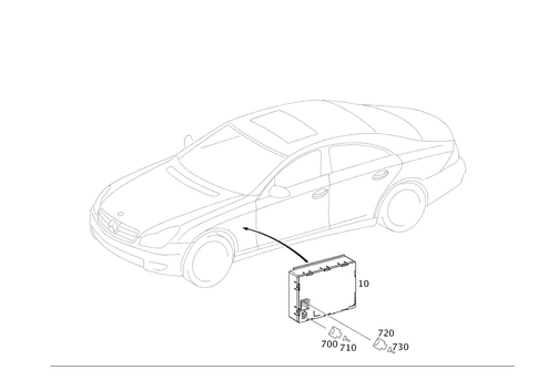 Central Gateway/System Diagnosis for 2006 Mercedes-Benz CLS55 AMG ...