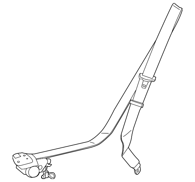 Genuine BMW 72-11-7-374-501 | Seat Belt Assembly | FREE Shipping on ...