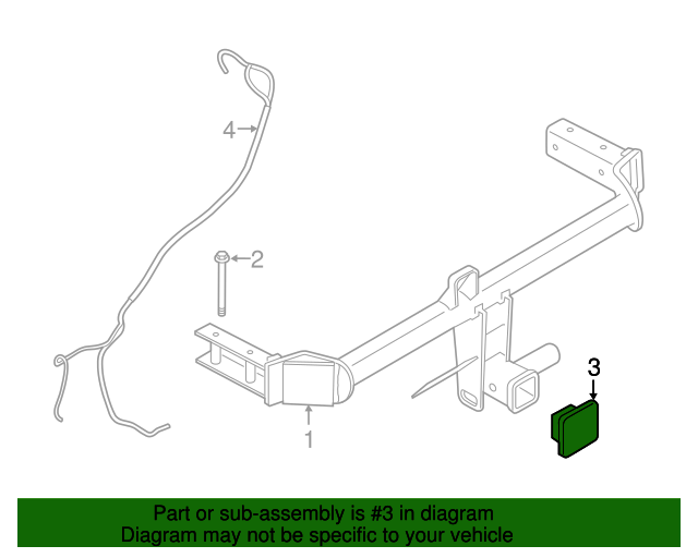 2015-2024 Porsche Macan Trailer Hitch Plug 7L0-803-593 ...