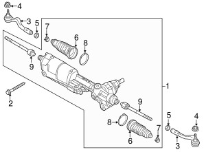 2017-2024 Audi Engine Cradle Mount Bolt WHT-007-825 | Audi USA Parts
