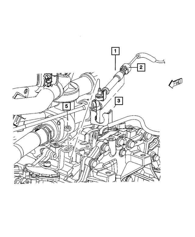 MOPAR SHIFT CABLE - 68024360AB - 68024360AB | Mopar Online Parts