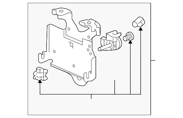 2021-2025 Honda Mount Bracket 36801-T6Z-A11 | Honda Factory Parts