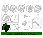 2021 Ford Bronco Wheel Assembly M2DZ-1007-T | QuirkParts