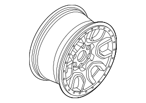 2021 Ford Bronco Wheel Assembly N2DZ-1007-CA | GetOEMParts.com