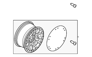 2021 Ford Bronco Wheel Assembly M2DZ-1007-A | OEM Parts Online