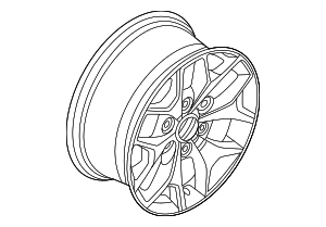 2021 Ford Bronco Wheel Assembly M2DZ*1007*N | GetOEMParts.com