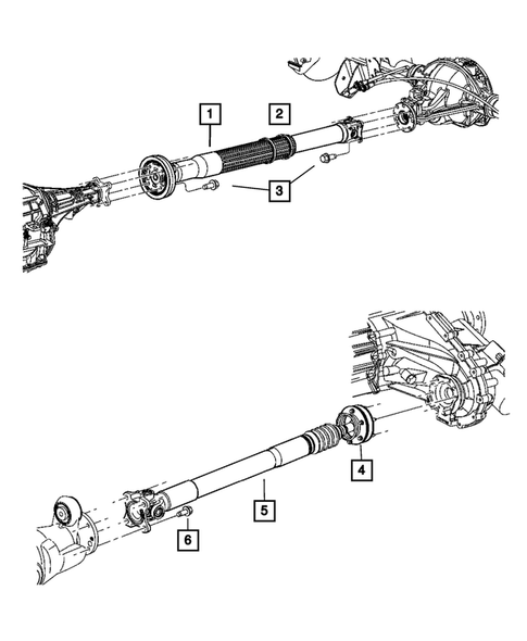 Propeller Shaft for 2005 Jeep Grand Cherokee | Canada Mopar® Estores