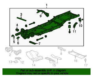 2014-2018 GM GM 84135716 Chassis Frame | GM Outlet