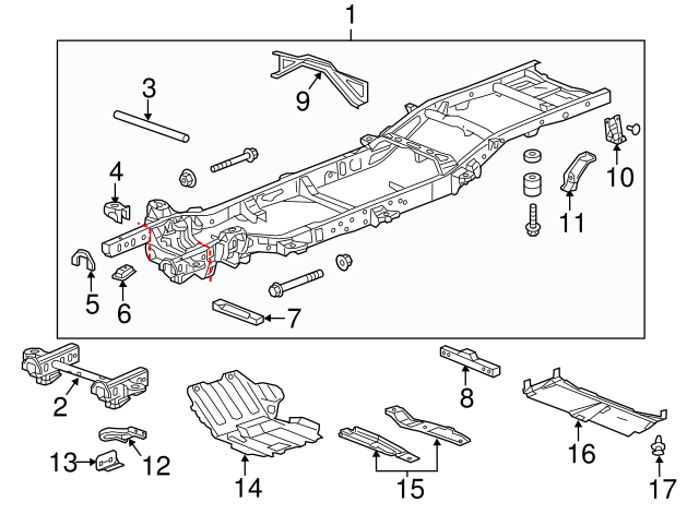 2014-2019 GM Radiator Bracket - Passenger Side (RH) 23127939 ...