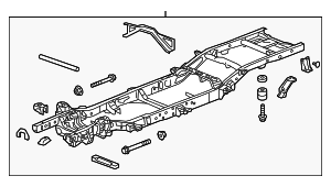 2014-2018 GM Chassis Frame 84135716 | TascaParts.com